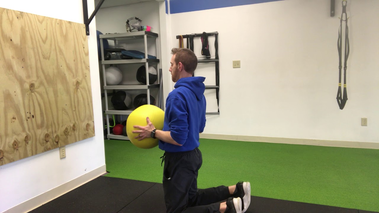 MB Kneeling Hinge Chest Pass - YouTube