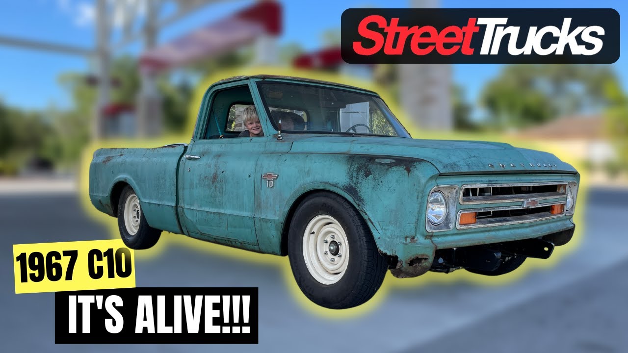 Restoring a 1967 Chevy C10 frame off rebuild - YouTube