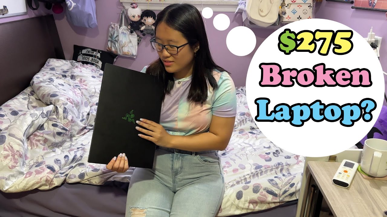 My Girlfriend roasted me for buying a BROKEN Razer Blade Laptop for ...