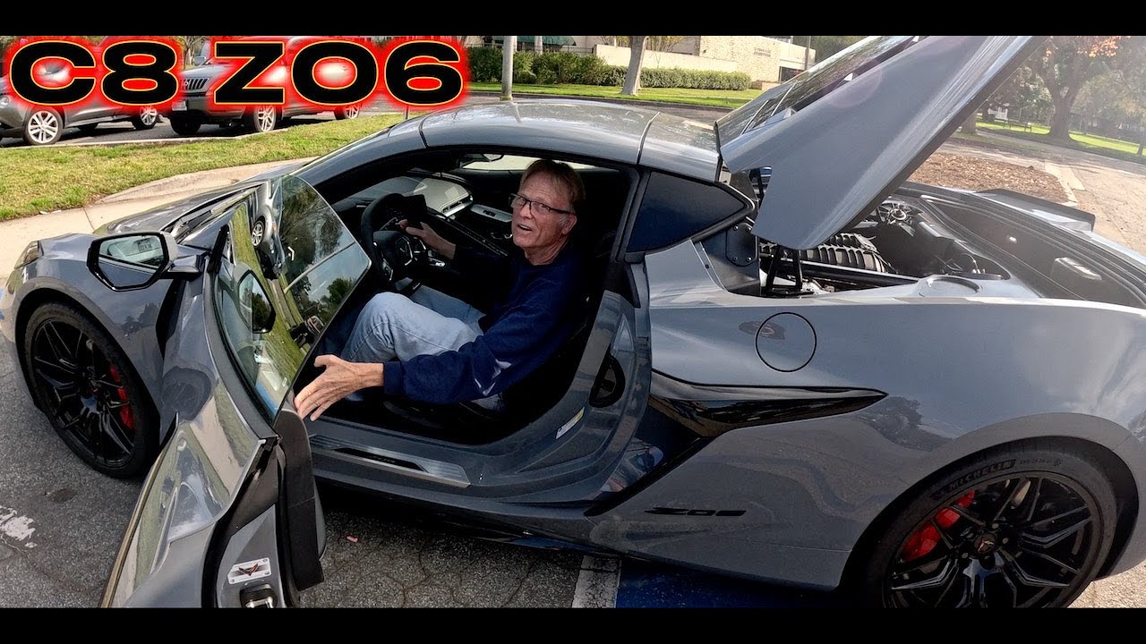 2024 Sea Wolf Gray Tricoat C8 Corvette Z06 - YouTube