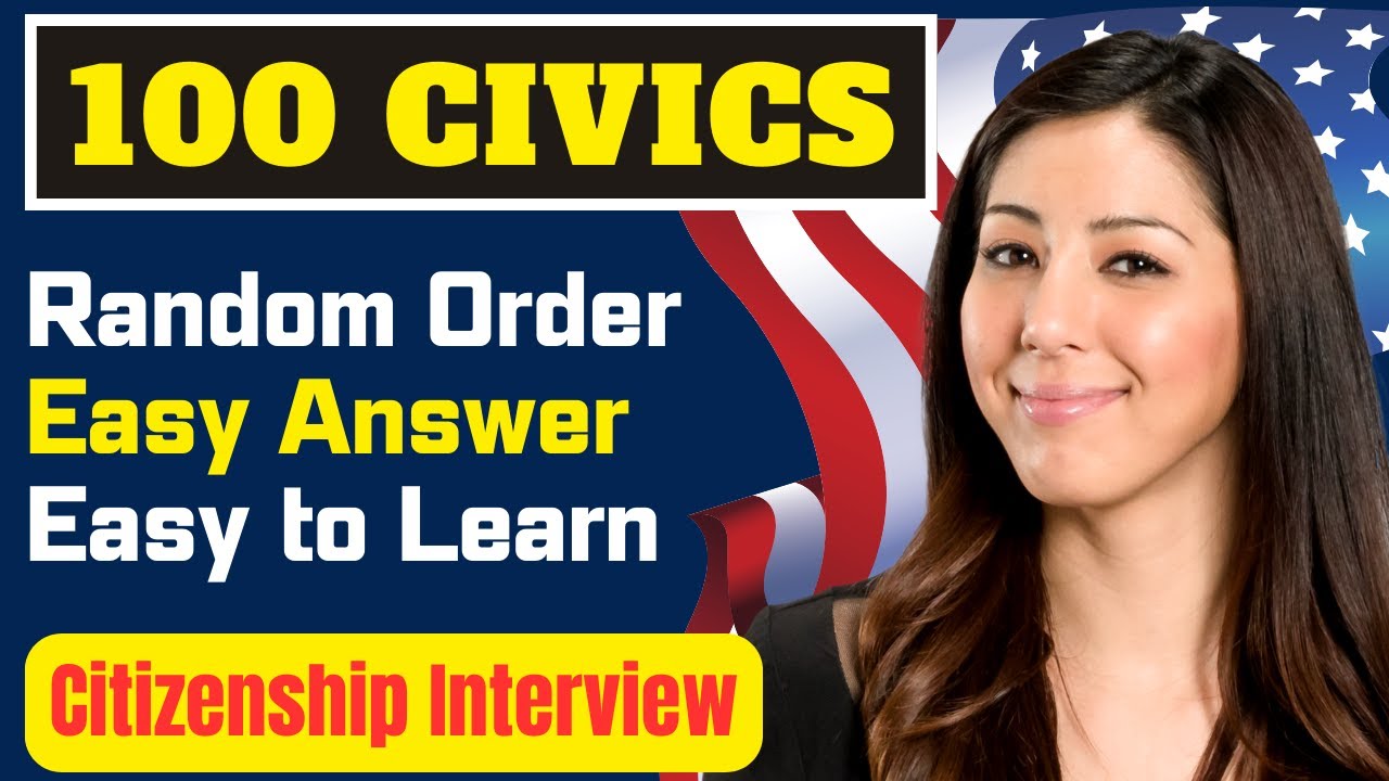 EASY Practice of USCIS Official 100 Civics Questions & Answers for US ...