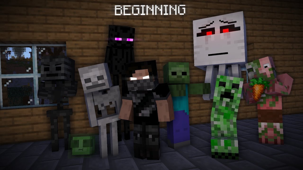 Monster School Story - The Beginning [Minecraft Animation] - YouTube