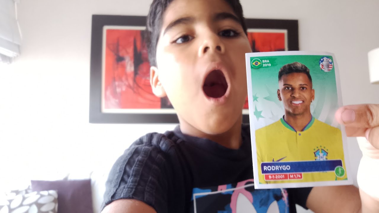 me tocó Rodrigo!! quinto capítulo de la copa América llenando el álbum ...