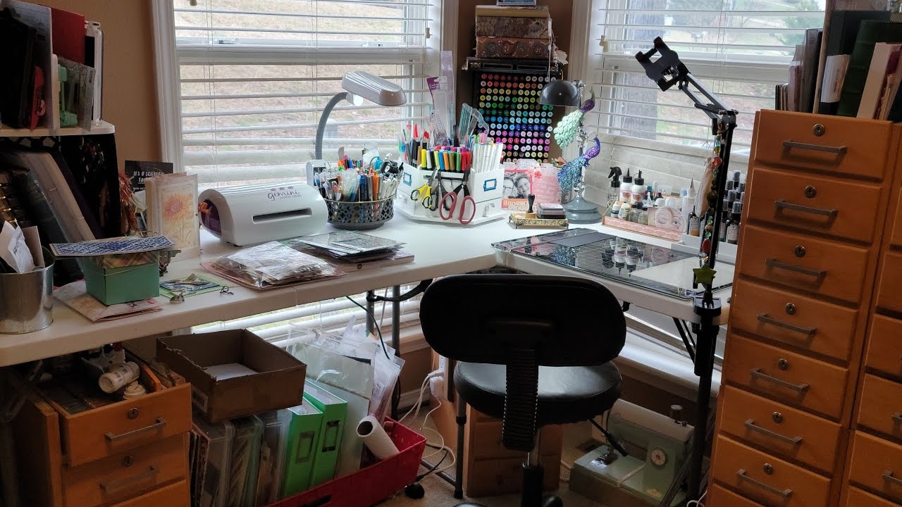 The Reveal.....Craft Room Reorganizing Adventure! - YouTube
