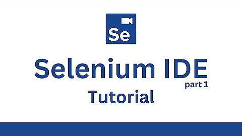 Selenium IDE tutorial - YouTube