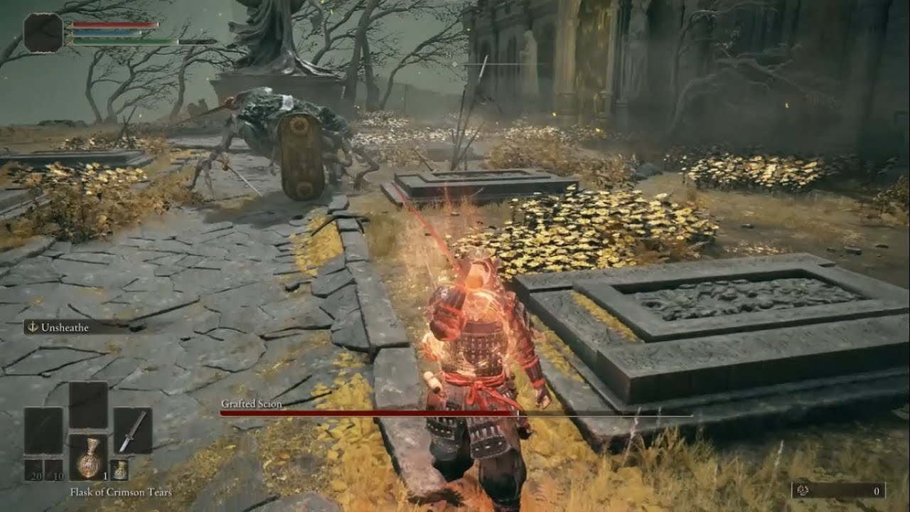 Elden Ring - Grafted Scion Boss [Receive Your Healing Flasks In The ...