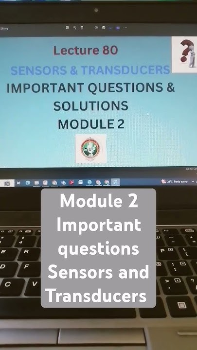 Sensors and Transducers |Important previous year VTU question paper discussion - YouTube