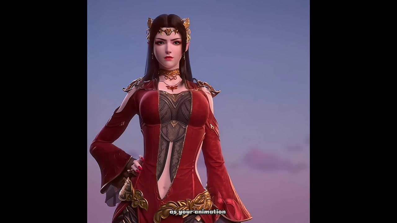 QUEEN MEDUSA (cailin) and xiao yan romantic moment || battle through the heavens || #btth # ...