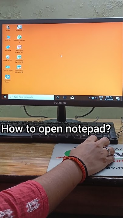 How to open notepad?#short#tricks #trending - YouTube