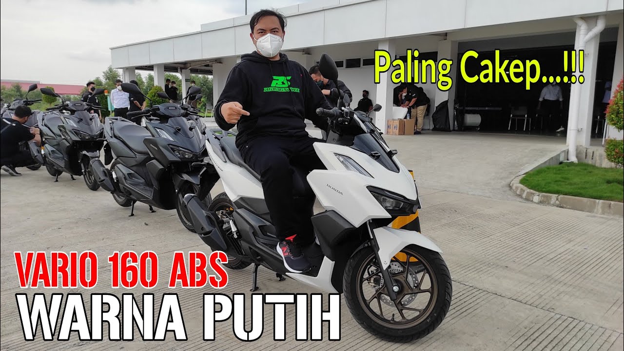 Paling Cakep! Vario 160 ABS Warna Putih - YouTube