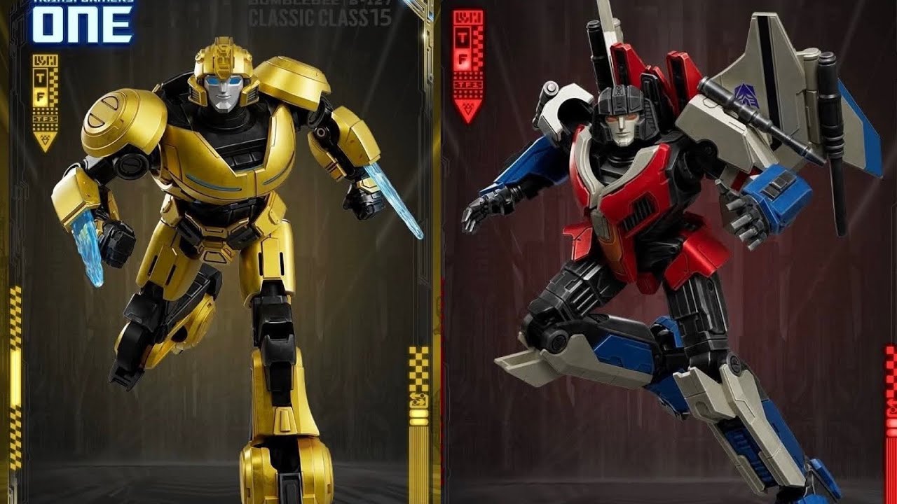 New Transformers One Starscream & Bumblebee model kit action figures fully revealed Blokees ...