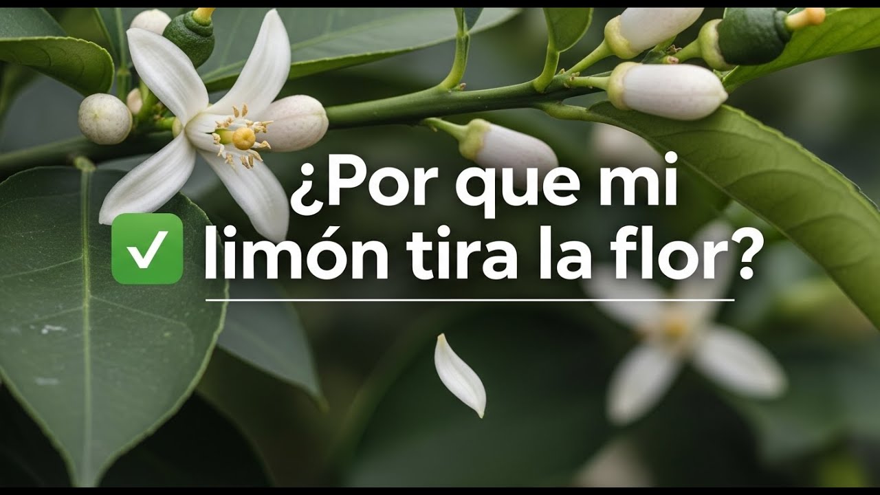 ¿Por que mi limón tira la flor? / ¿Qué hacer si mis limones tiran la ...