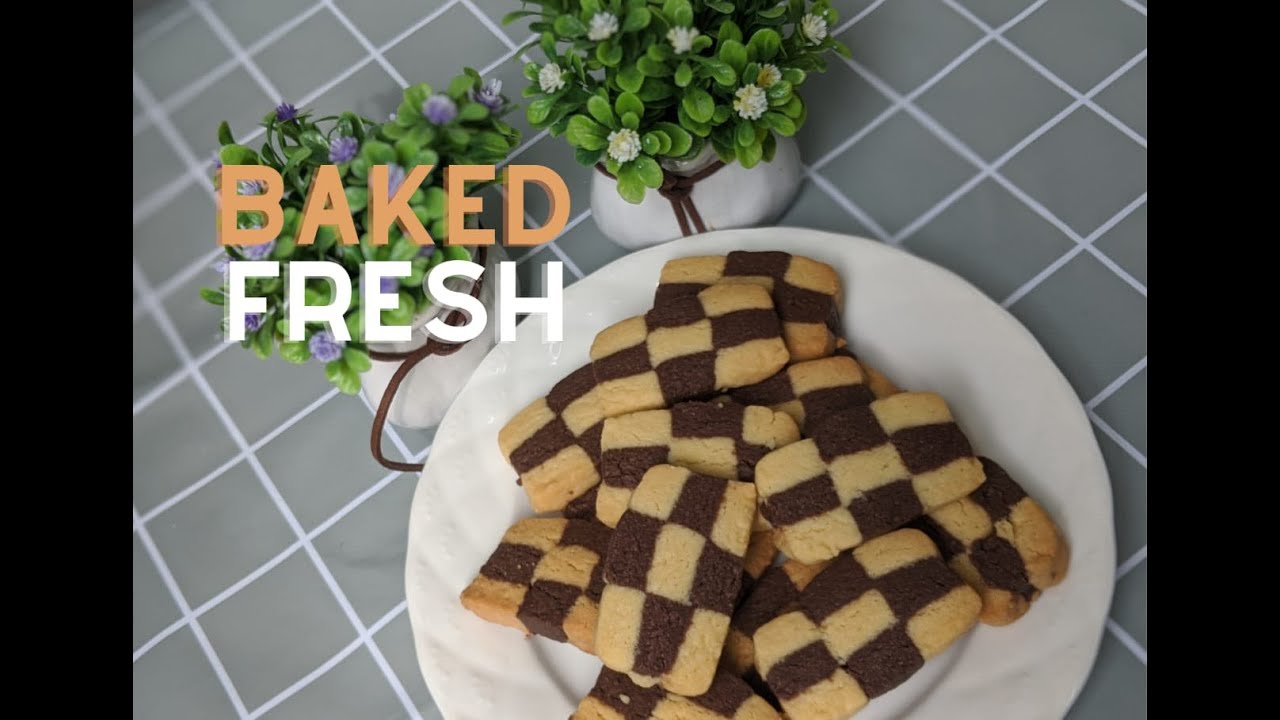 Checkerboard cookies/Biskut dam - YouTube