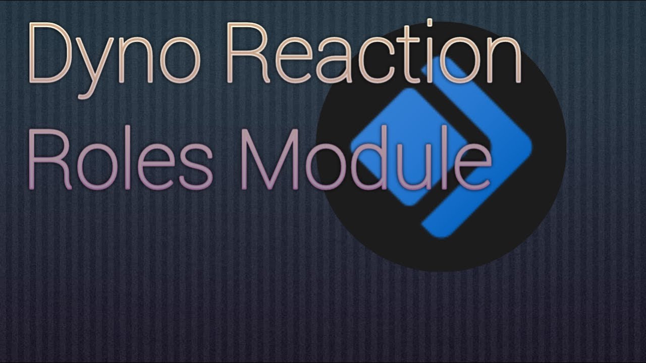 How to use Dyno Reaction Module - YouTube