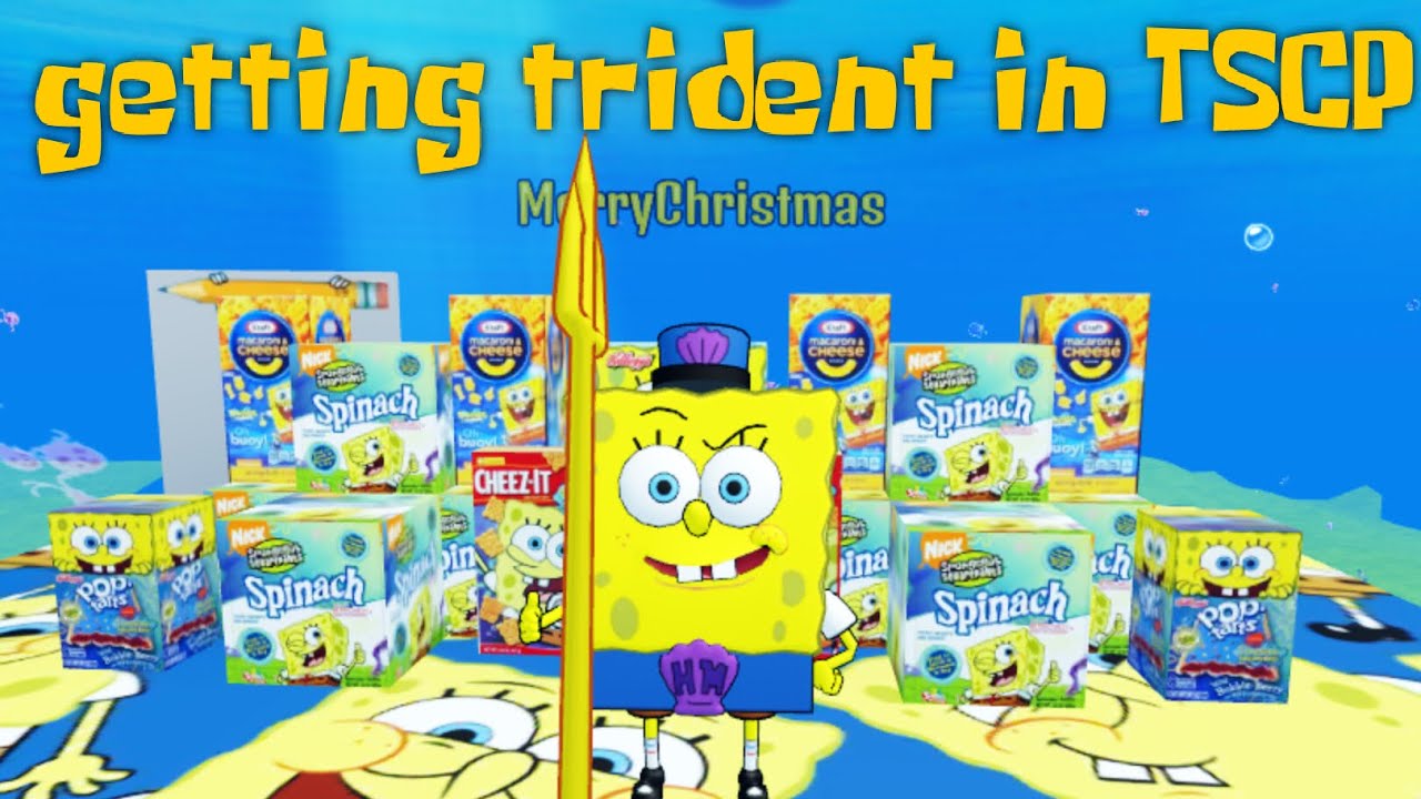 GETTING THE TRIDENT IN THE SPONGY CONSTRUCTION PROJECT #tscp #spongebob ...