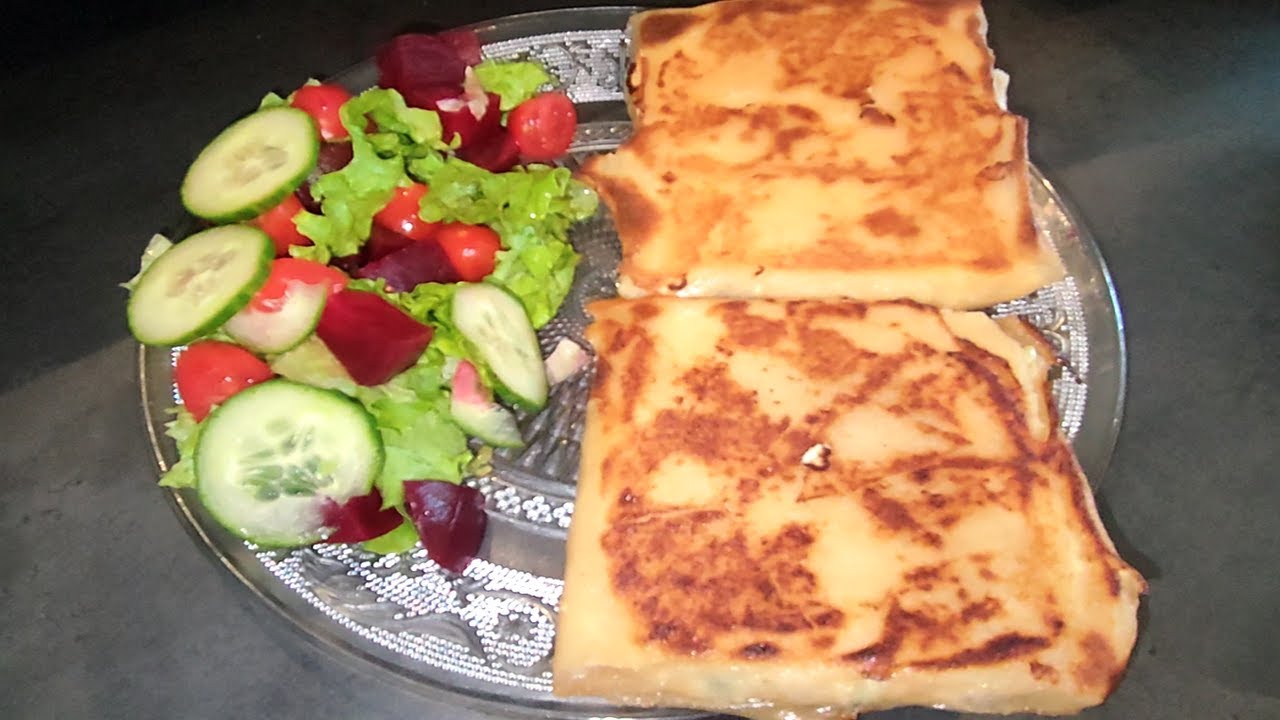 BRICK Farcis Façon MSEMEN (Crêpe feuilletée) en 5 minutes Rapide et ...