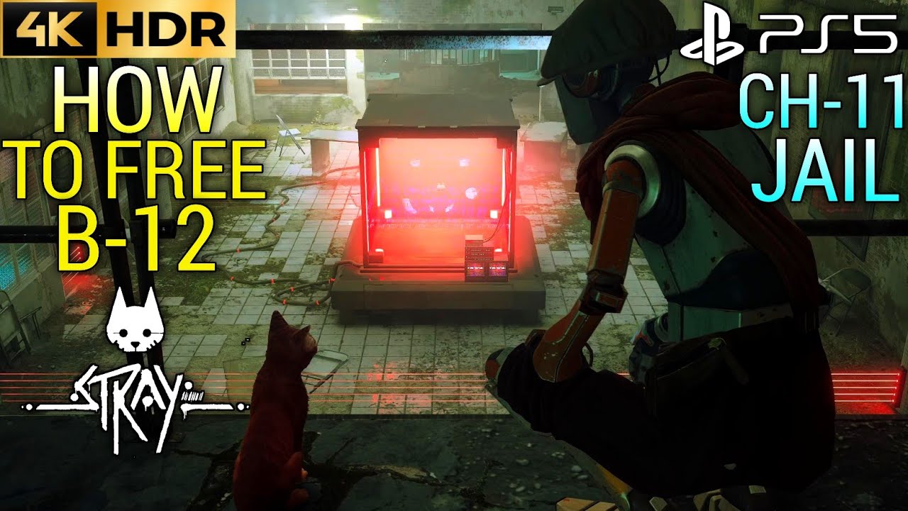 Jail How to Free B-12 STRAY Jail Puzzle | STRAY Free B 12 Robot | Stray ...