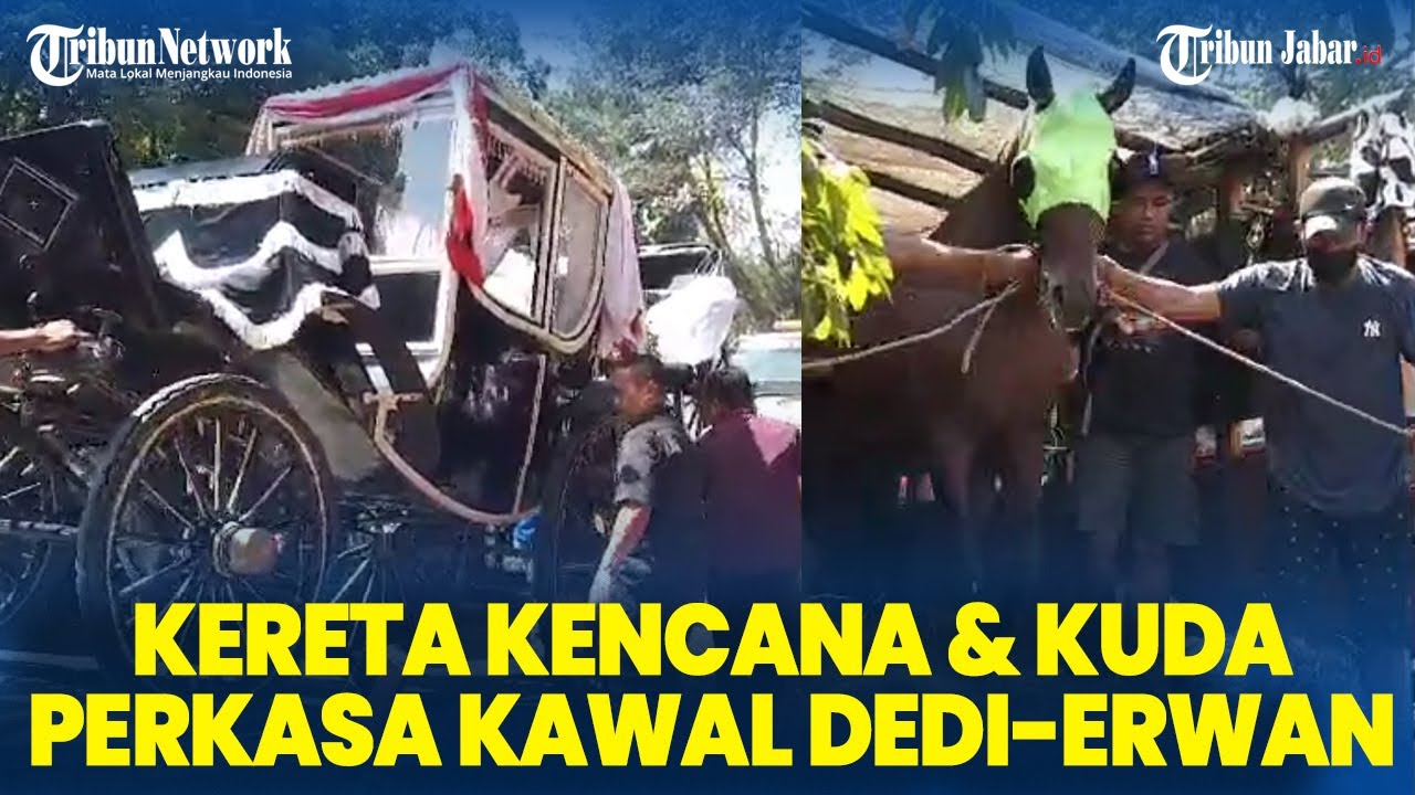 TOTALITAS! Dedi Mulyadi-Erwan Diarak Kereta Kencana & Kuda Perkasa ...