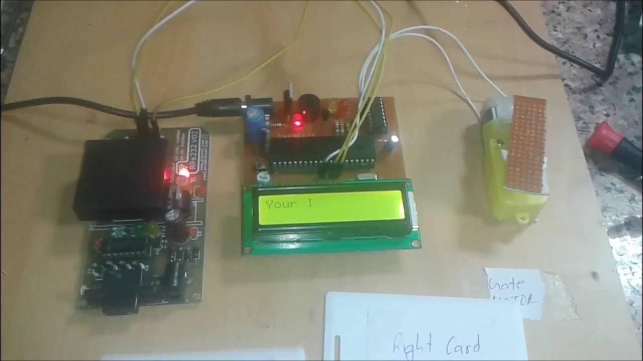 RFID based Home Security System Using 8051 - YouTube