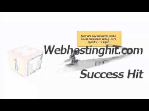 How to load, save or delete server connection settings in Putty - YouTube