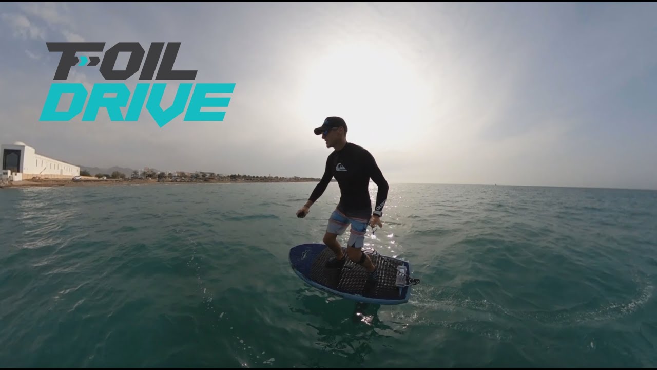 FOILDRIVE assist plus e-foil session (filmed with GoPro Max) - YouTube
