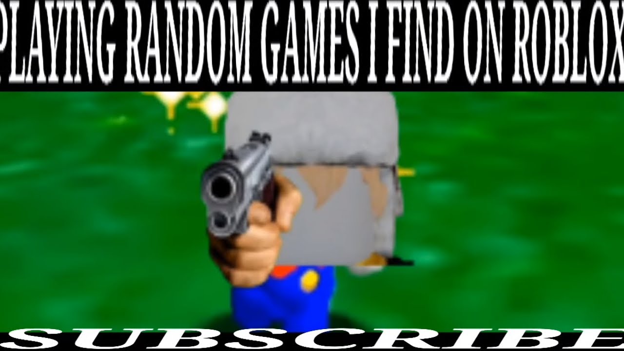Playing random games i find on roblox pt.2 - YouTube