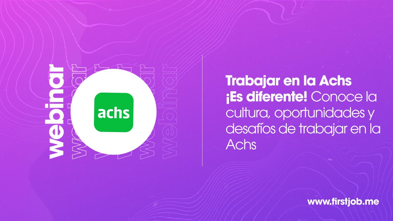 Trabajar en la Achs ¡Es Diferente! - YouTube