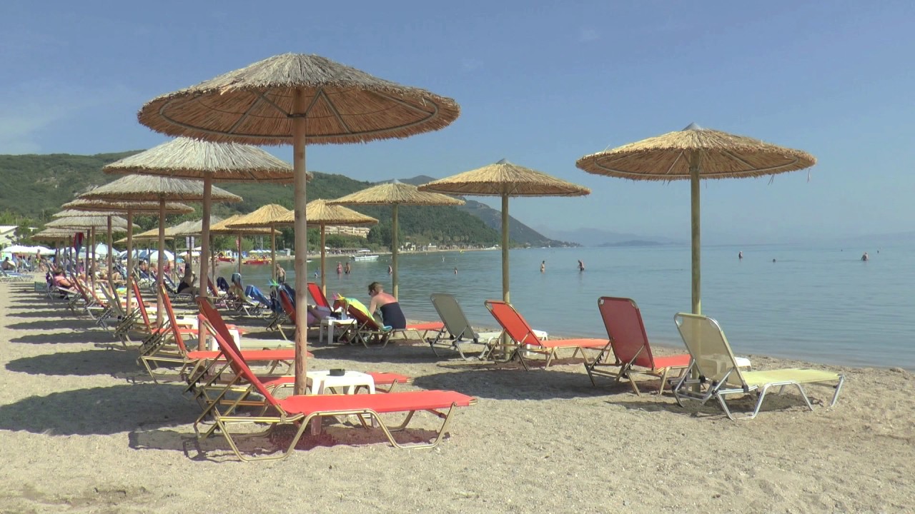 Corfu, Moraitika Beach - YouTube