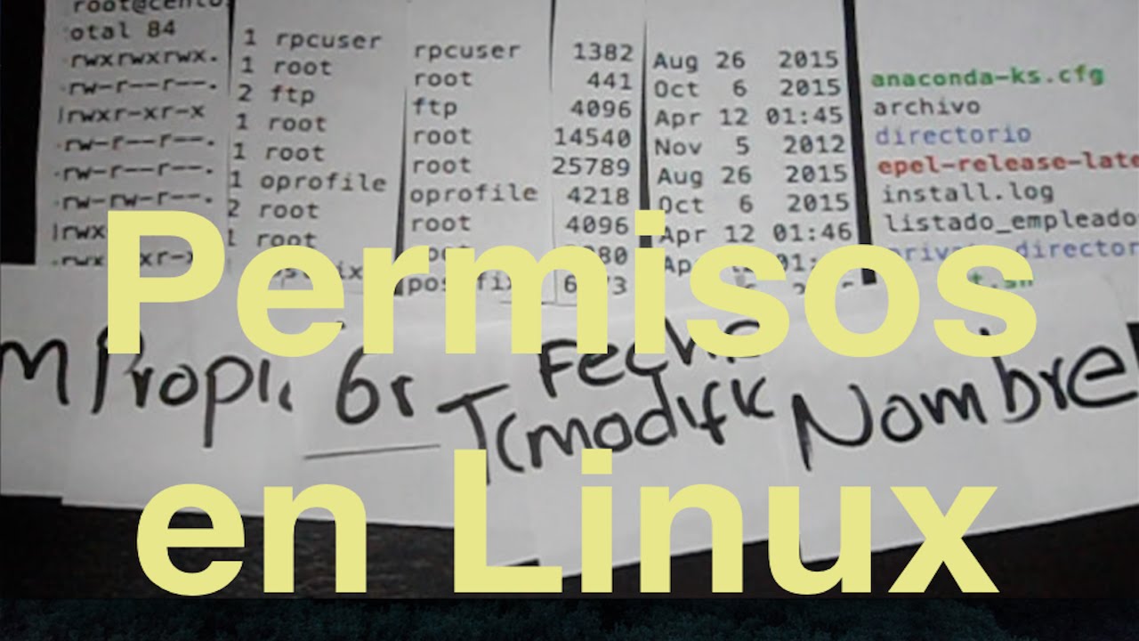 Permisos en Linux - YouTube