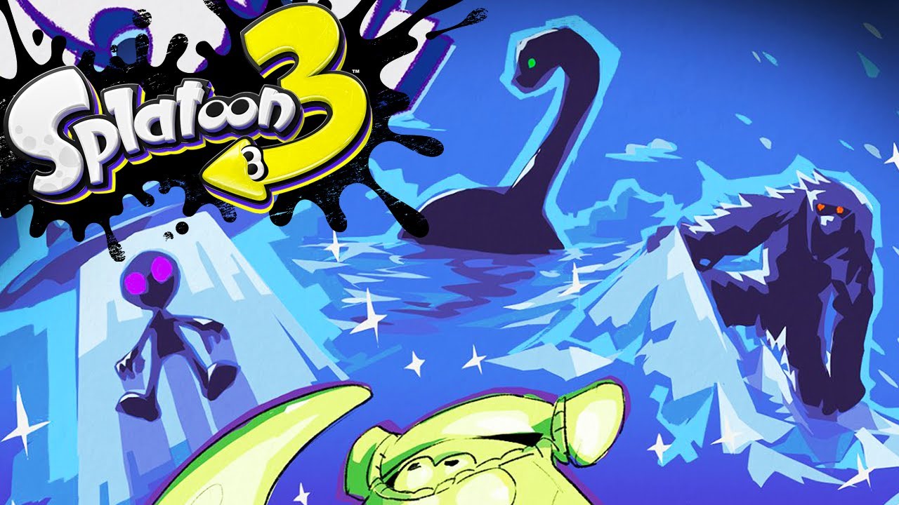 Cryptid Splatfest In Inkopolis Splatoon 3 Nessie Vs Aliens Vs Bigfoot Live 310 Big