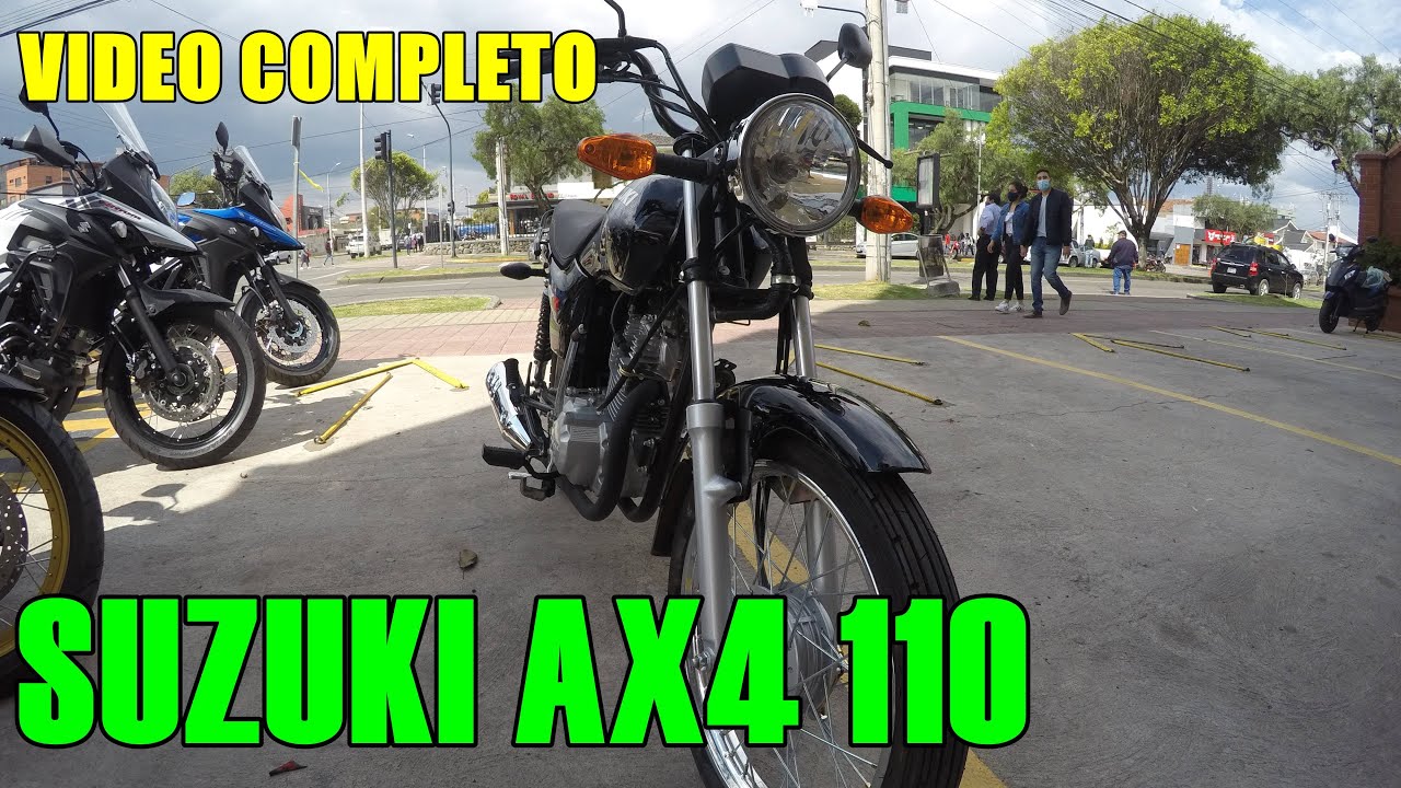 SUZUKI AX4 110 2021 || REVIEW + FICHA TÉCNICA + VELOCIDAD MÁXIMA ...