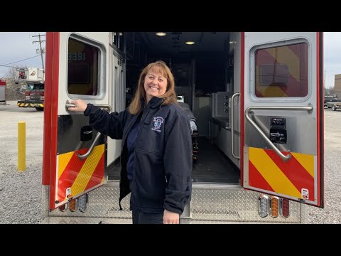 Woman becomes fire department's first female EMS chief - YouTube