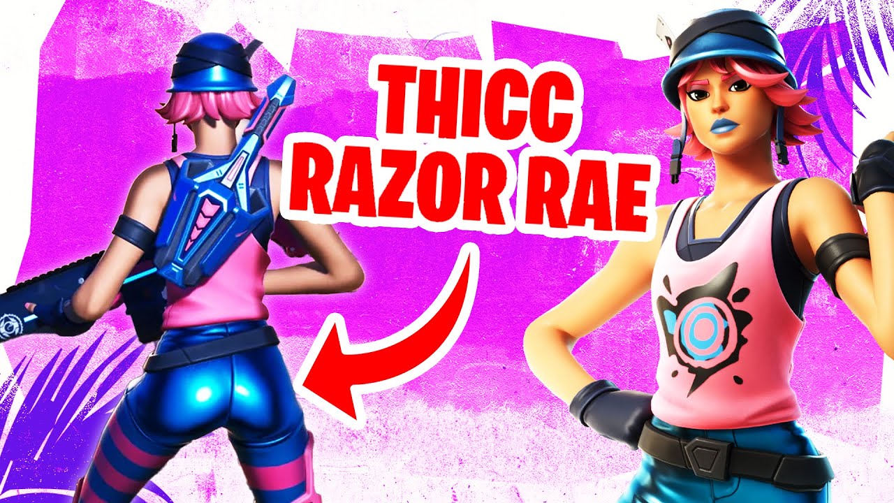 *NEW* THICC Skin Does Sus Fortnite Emotes | RAZOR RAE - YouTube