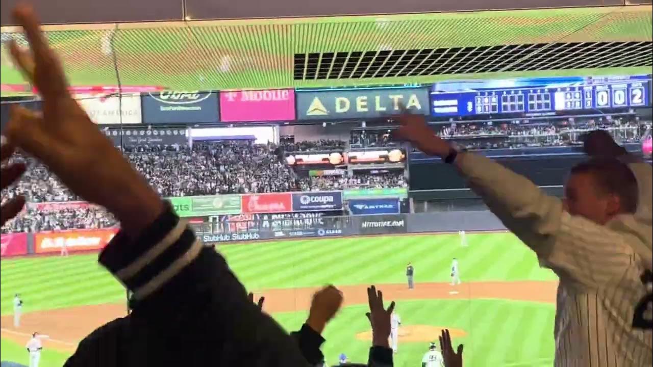 Anthony Volpe Grand Slam Game 4 WS Yankee Stadium Yankees vs Dodgers - YouTube