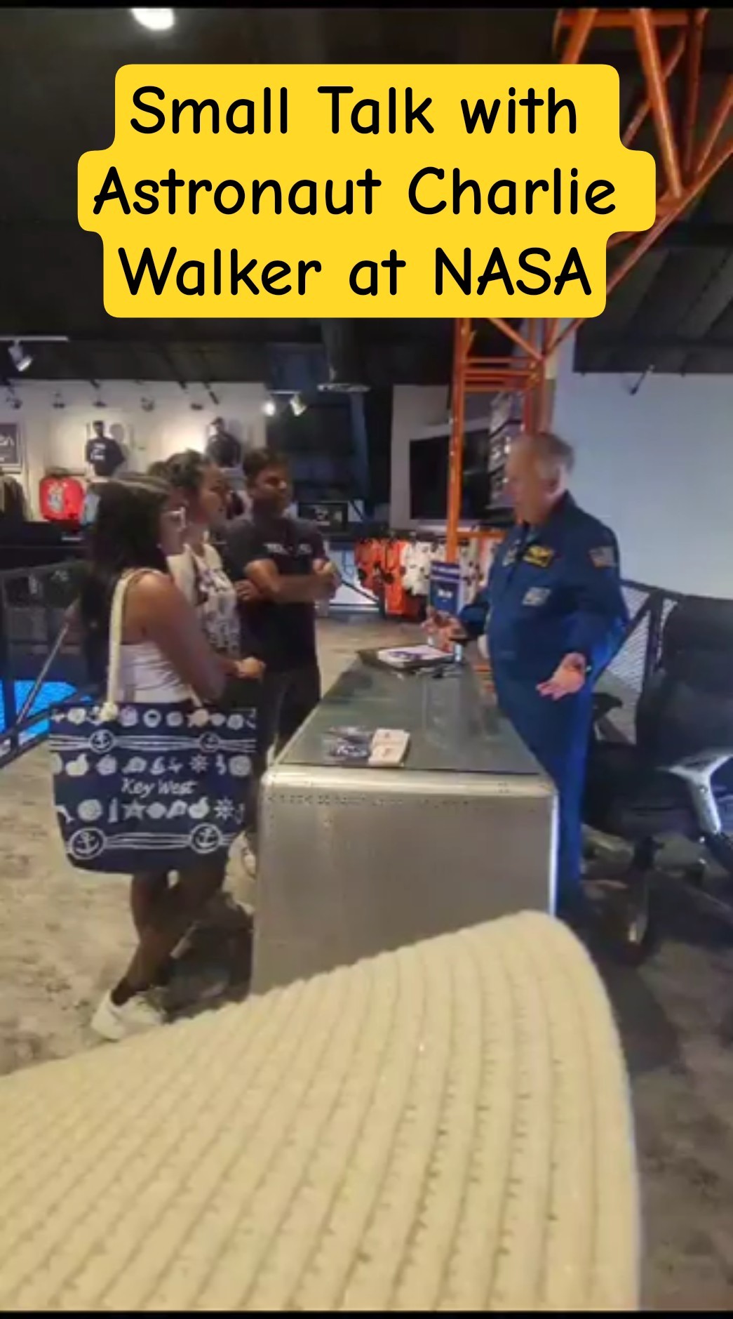 Small Talk with Astronaut Charlie Walker at NASA #shorts #viralvideo # ...