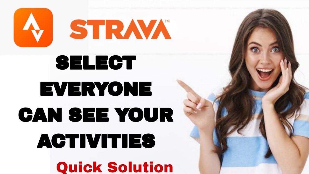 How To Select Everyone Can See Your Activities On Strava App | Step By ...