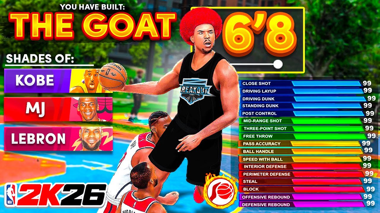 *NEW* BEST 6'8 DEMIGOD BUILD In NBA 2K26! ALL LEGEND SHOOTING BADGES ...
