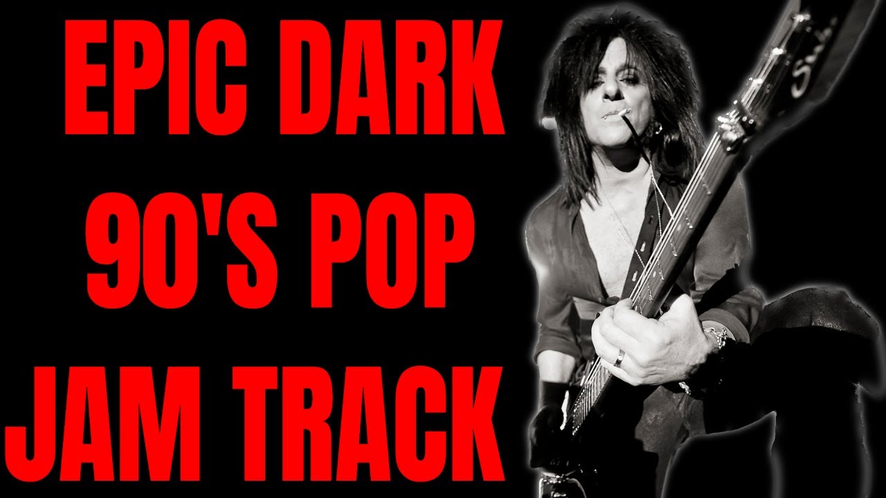 EPIC Dark 90's Pop Backing Track | Guitar Jam Track (F# Minor - 62 BPM ...