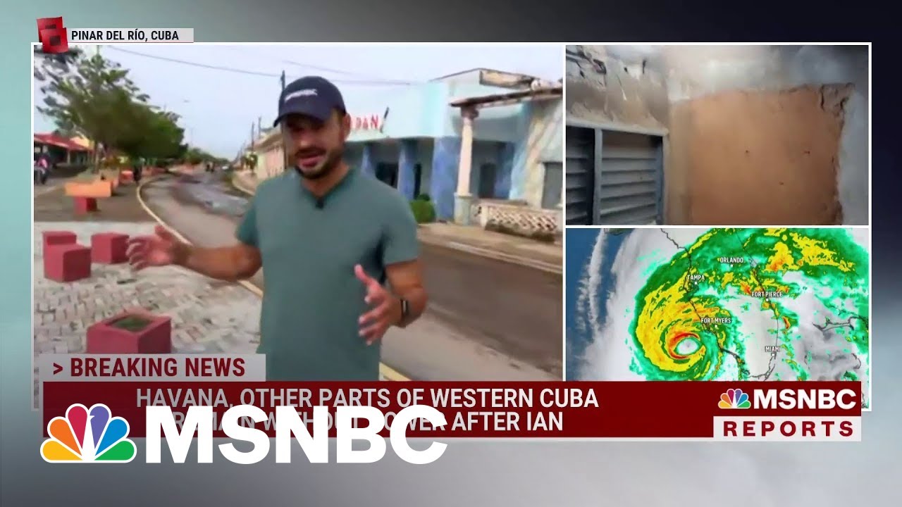 Cuban Power Grid Restoration Begins After Hurricane Ian Damages - YouTube