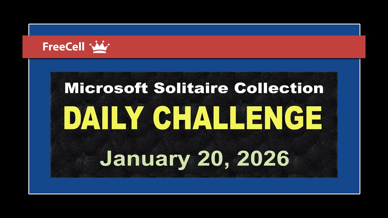 Microsoft Solitaire Collection | Daily Challenge January 20, 2026 ...
