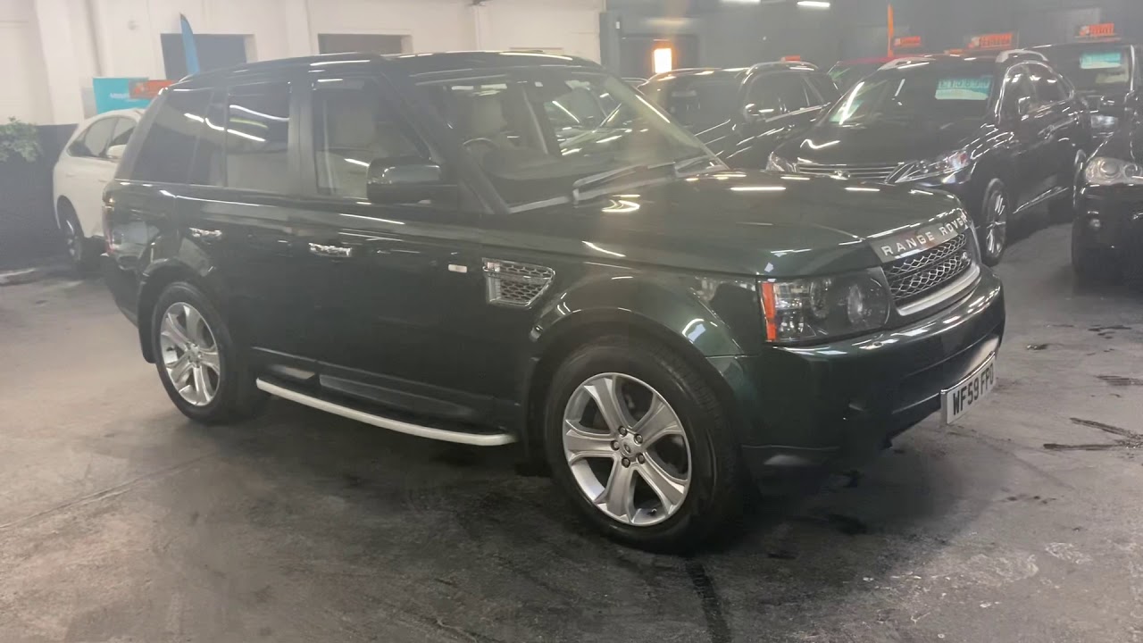 59 plate (MY2010) LandRover RangeRover Sport 3.0Tdv6 HSE Galway Green ...