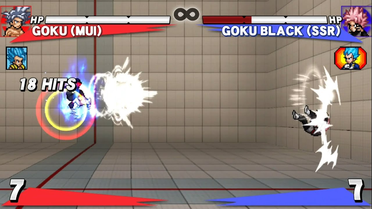 Goku Ultra Instinct Cool Combo T.O.D Mugen Jus - YouTube