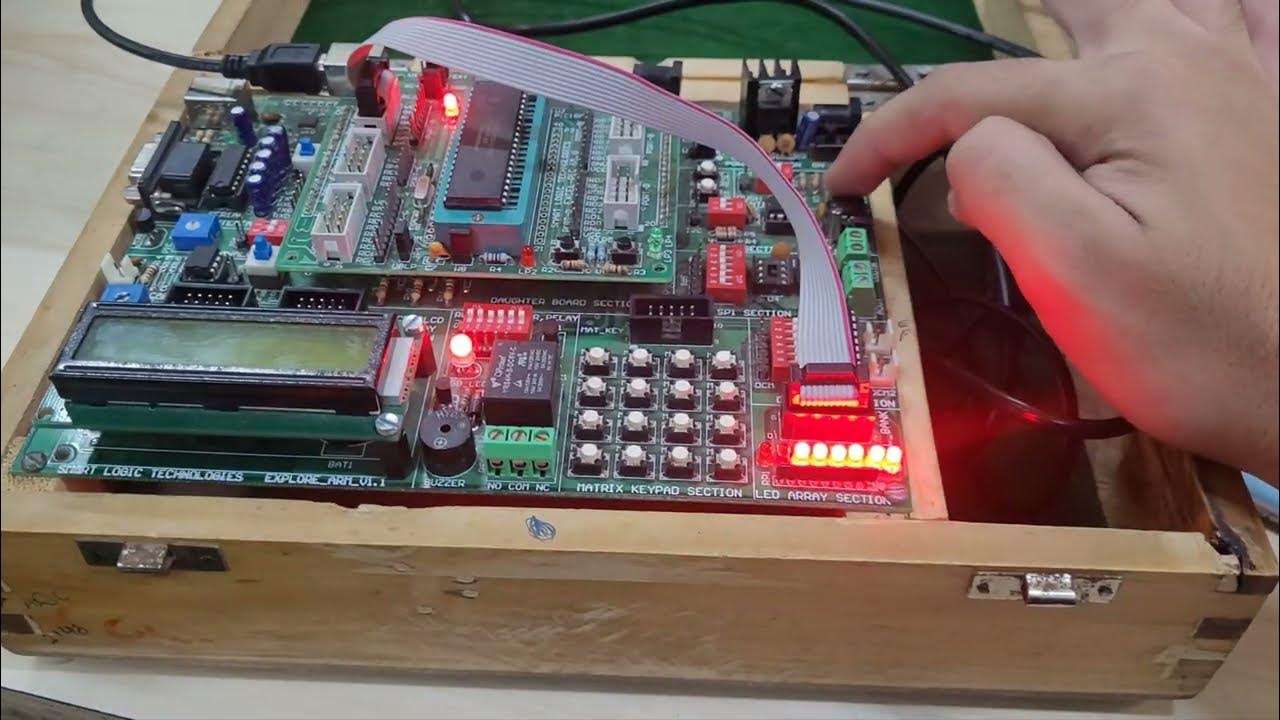 Microcontroller Exp. 5 | Interfacing Buttons, Led, Relay and Buzzer to PIC18F4550 | SPPU TE ...