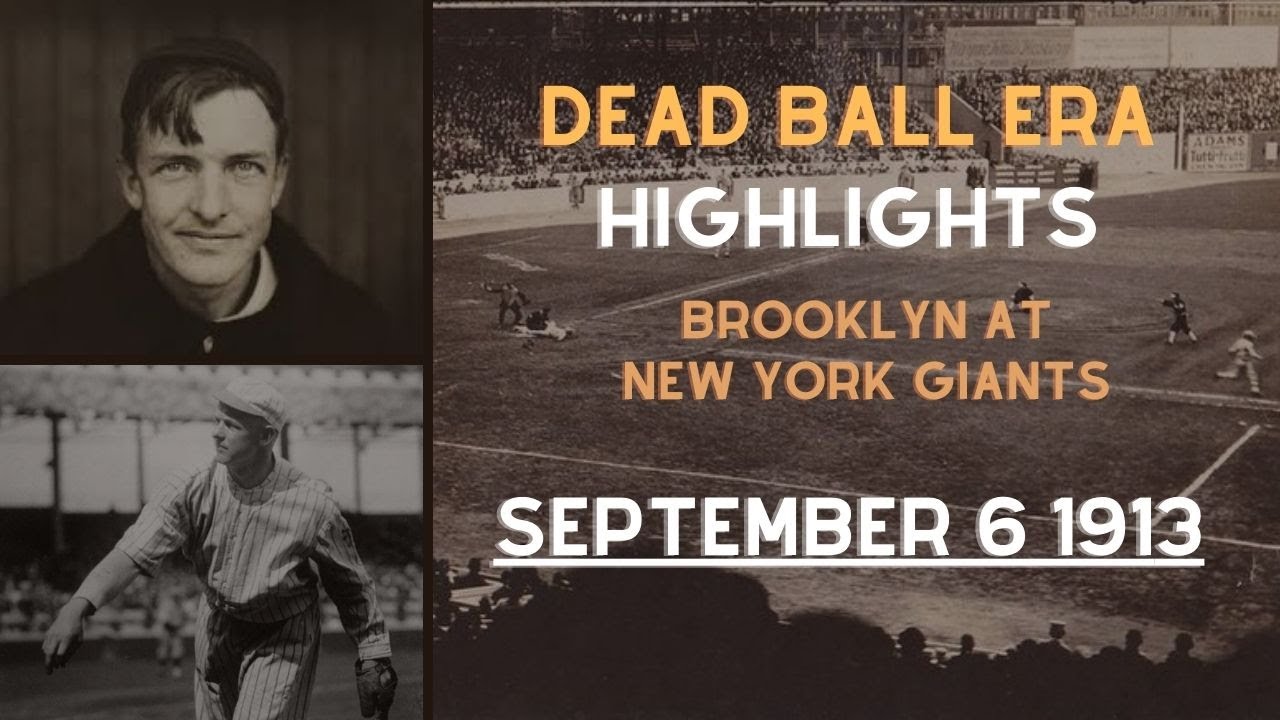 September 6, 1913 Ed Reulbach beats Mathewson - YouTube