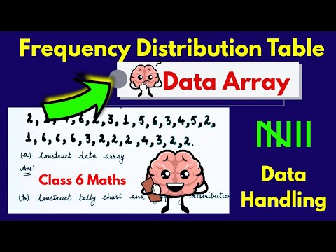 Frequency distribution || data handling class 6 || frequency ...