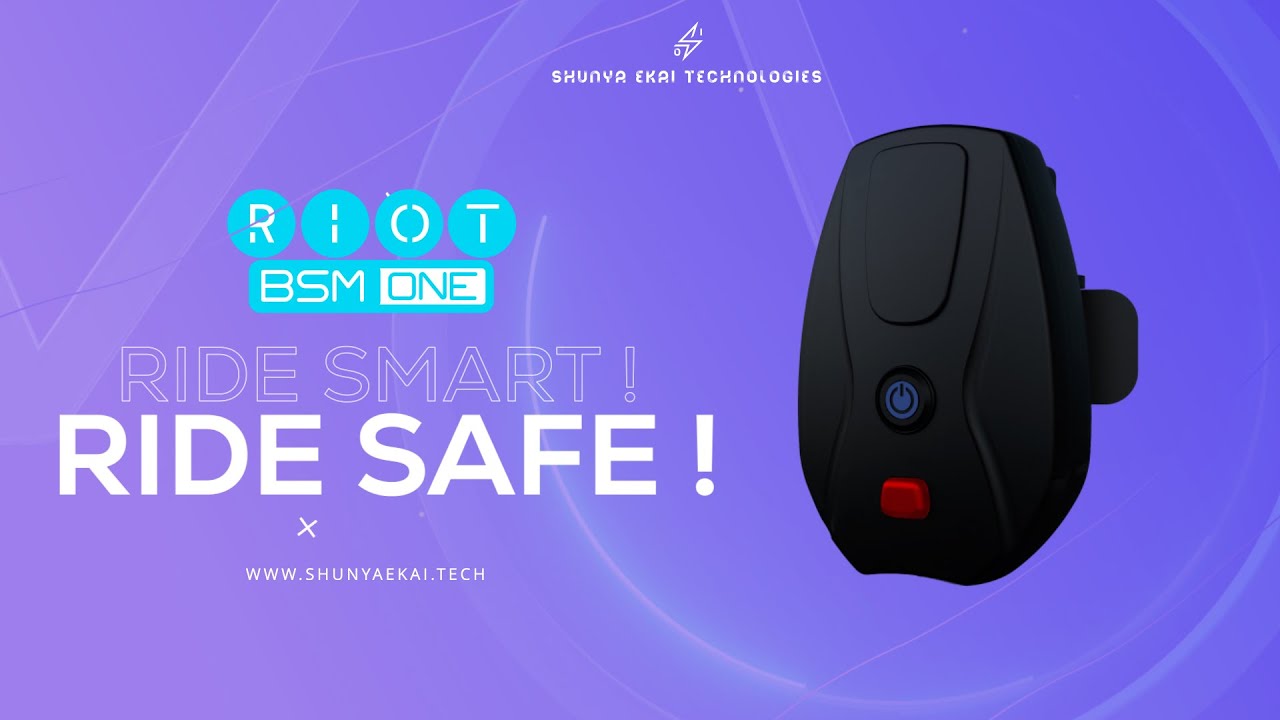 RIOT BSM ONE- Ride Smart! Ride Safe - YouTube