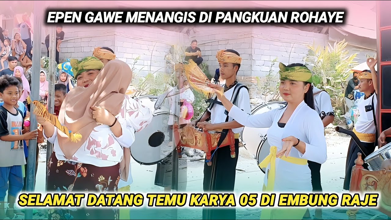 Epen gawe menangis di pangkuan Rohaye saat menyambut kedatangan Temu ...