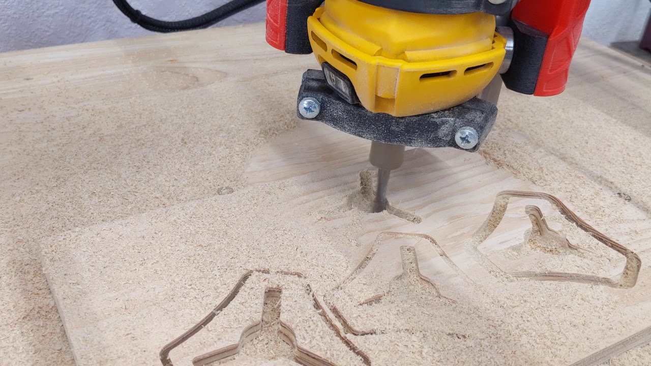 MPCNC - Primo 1/4" test cuts - YouTube