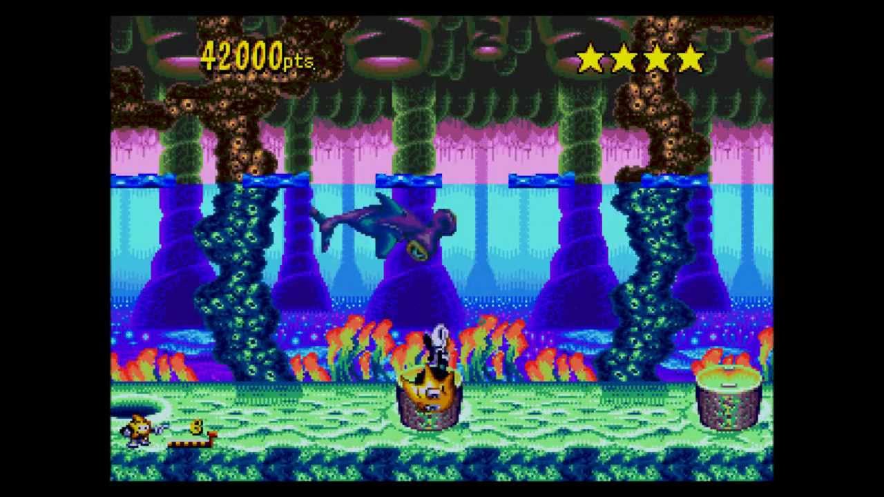 Ristar The Shooting Star: Stage 2 - Planet Undertow - YouTube