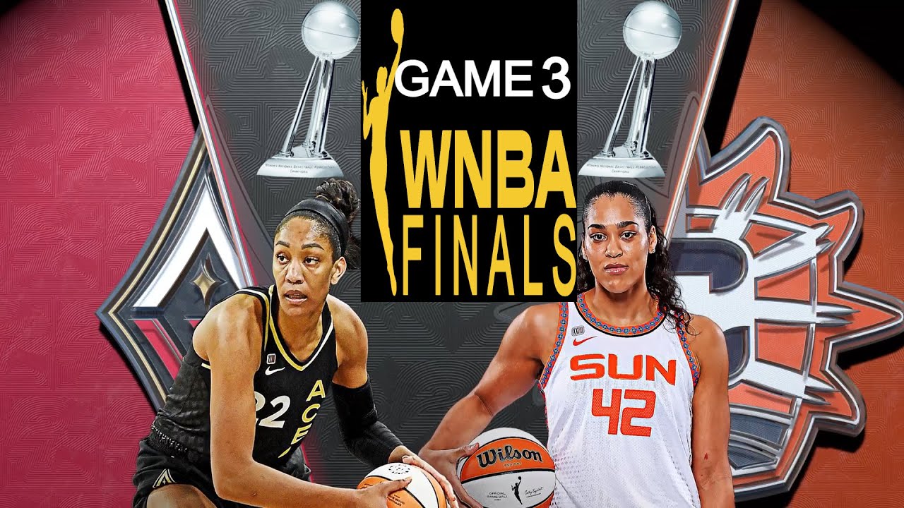 WNBA FINALS 2023 | LAS VEGAS ACES vs CONNECTICUT SUN GAME 3 | LVA LEADS ...